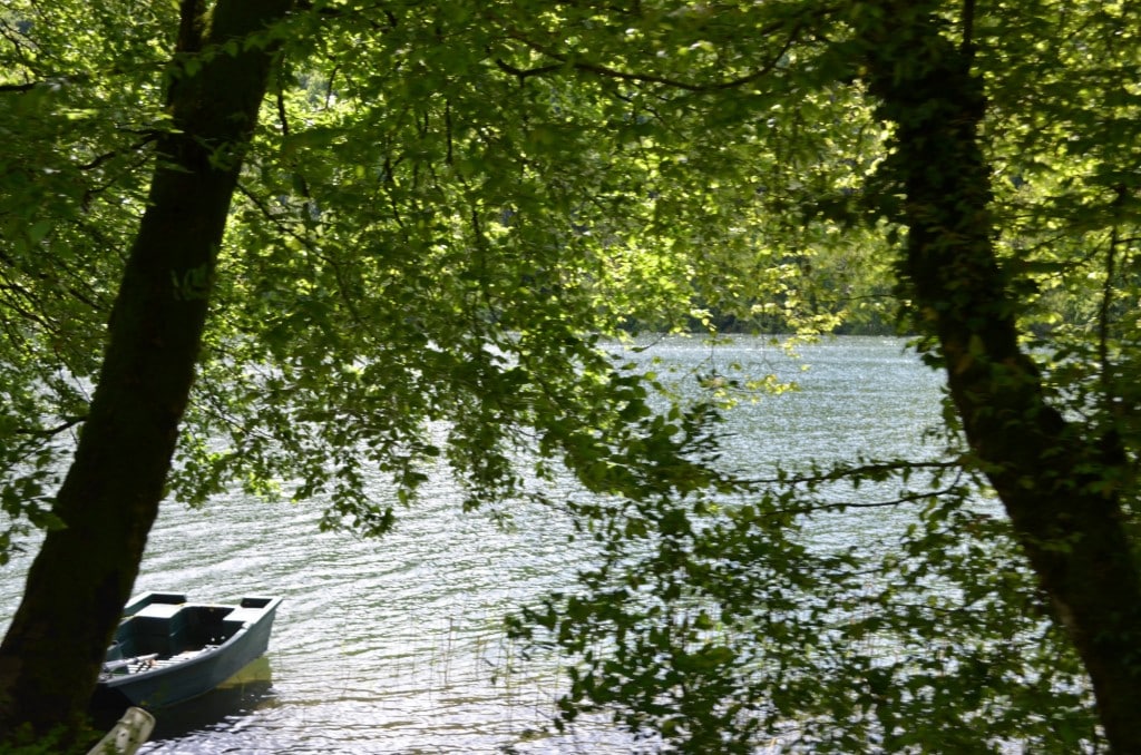 Découvrez les eaux calmes du lac du Val dans le Jura